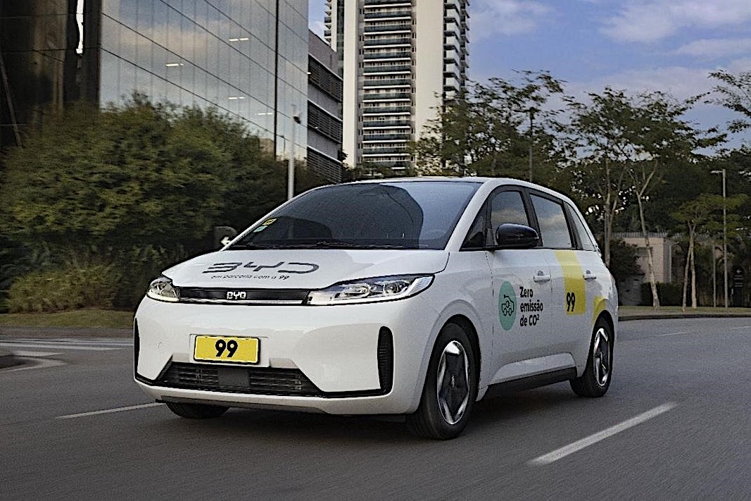 BYD suministra una flota de 300 eléctricos al rival de Uber en Brasil
